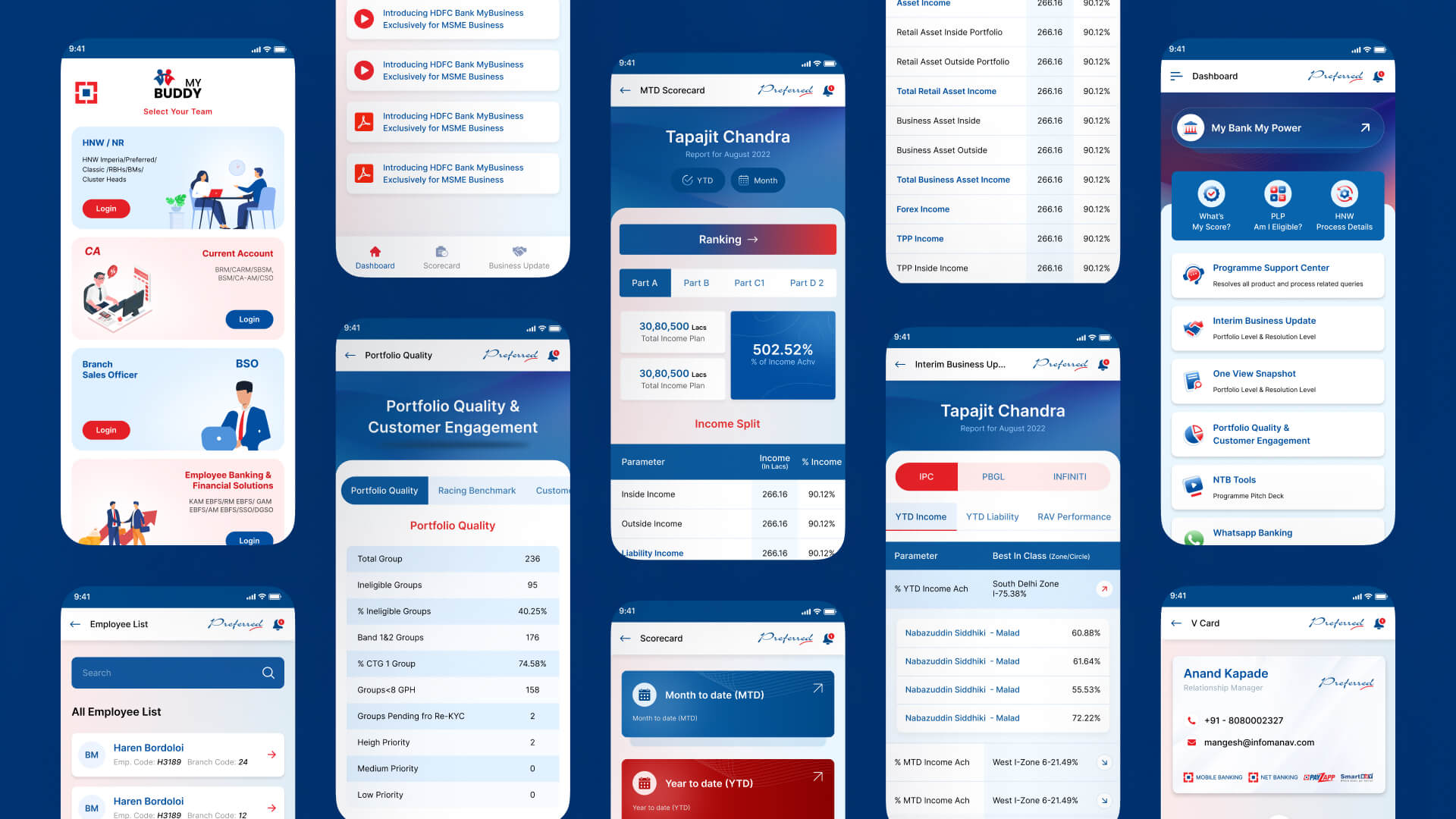 MyBuddy App for HDFC Bank | Enterprise Mobile App Case Study - Infomanav